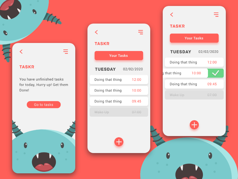 Taskr app design by Creatoro Logo Design on Dribbble