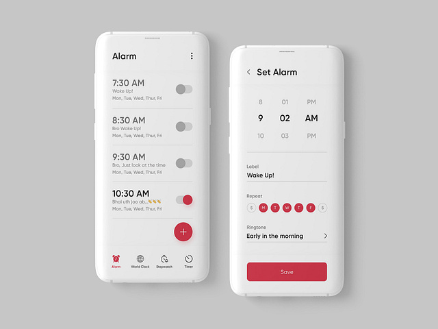 Alarm App designs, themes, templates and downloadable graphic elements ...