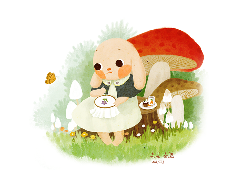 hello rabbit。 by mmou on Dribbble