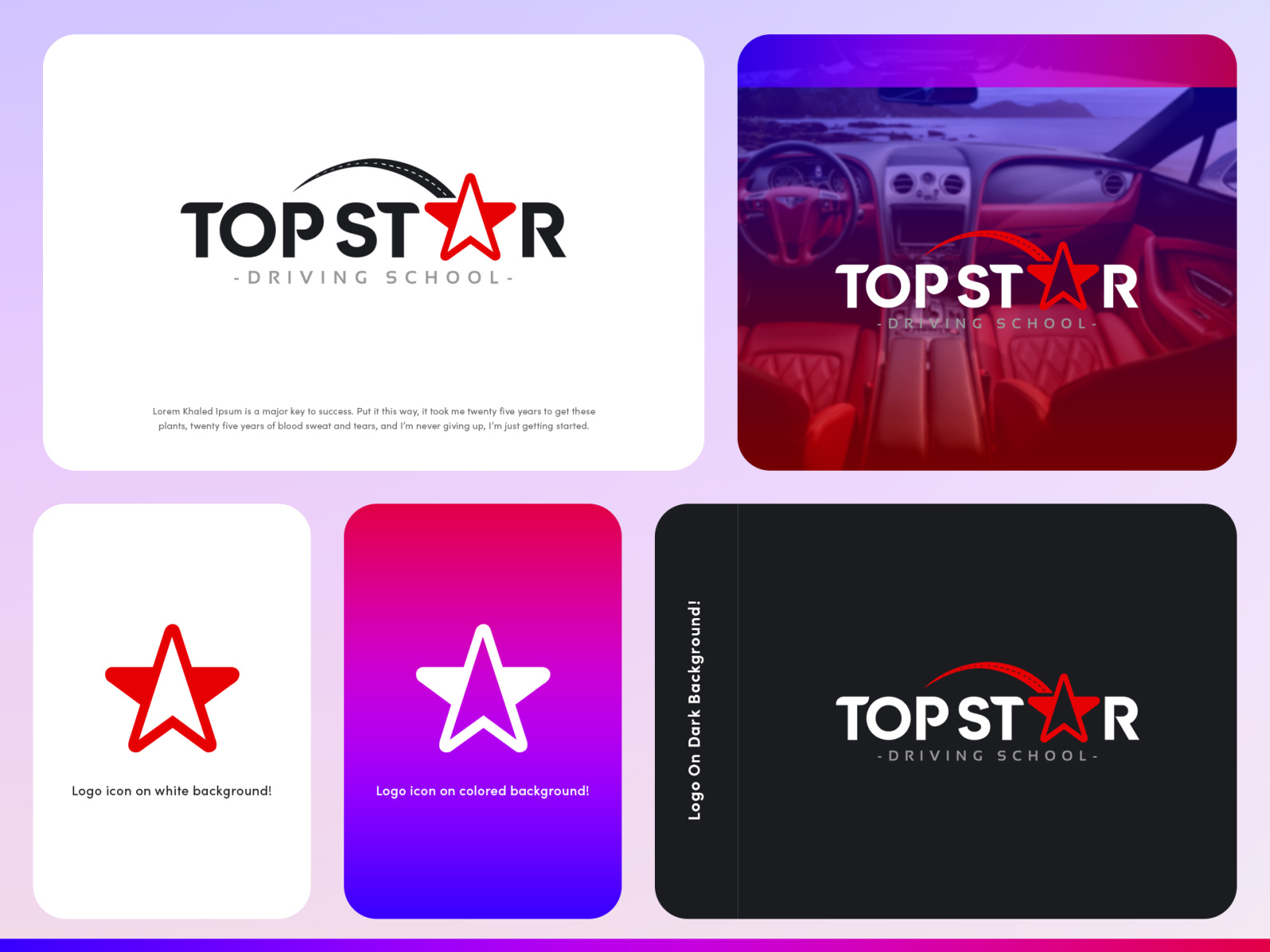 Top Star Driving School - Logo Design by Sanjay Thakur on Dribbble