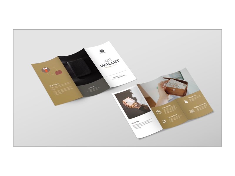 Air Wallet Brochure by Tamam Milzadi Daffa on Dribbble