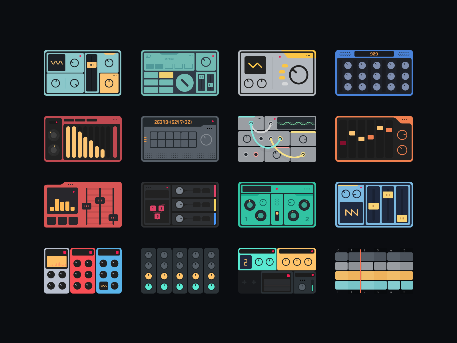 Caustic 3 Echo Skin Icons by Dmytro on Dribbble
