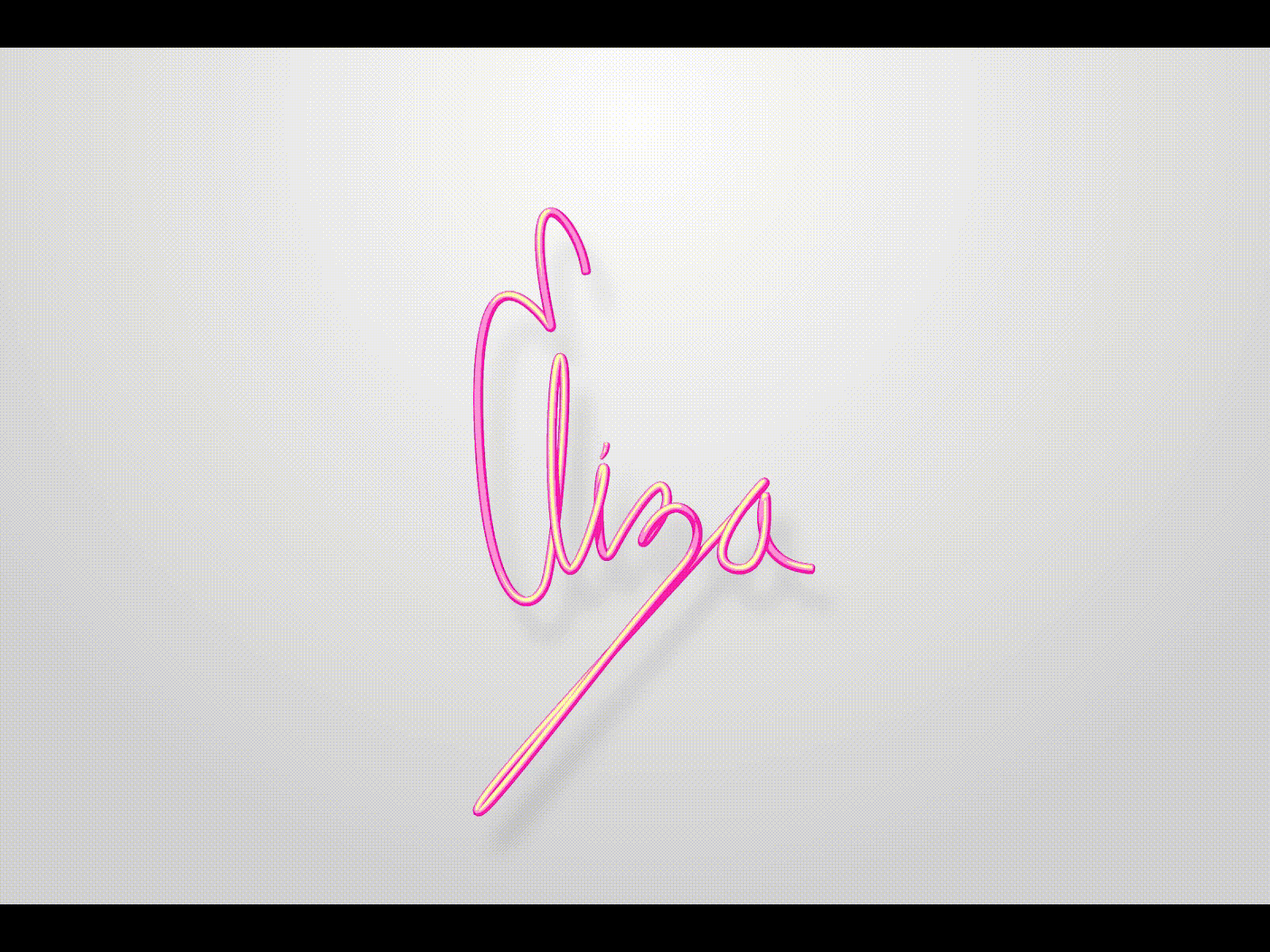 Eliza - Calligraphy font by harold on Dribbble