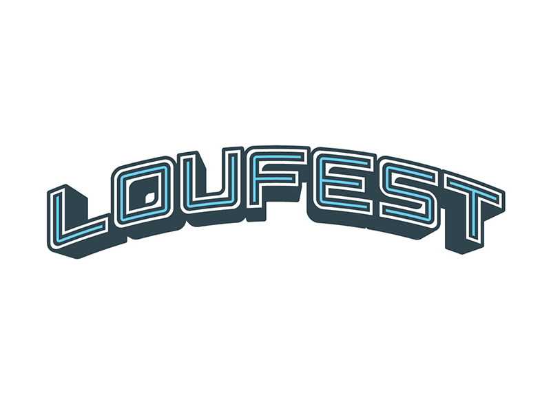 Loufest Logo by Rob Hutti on Dribbble