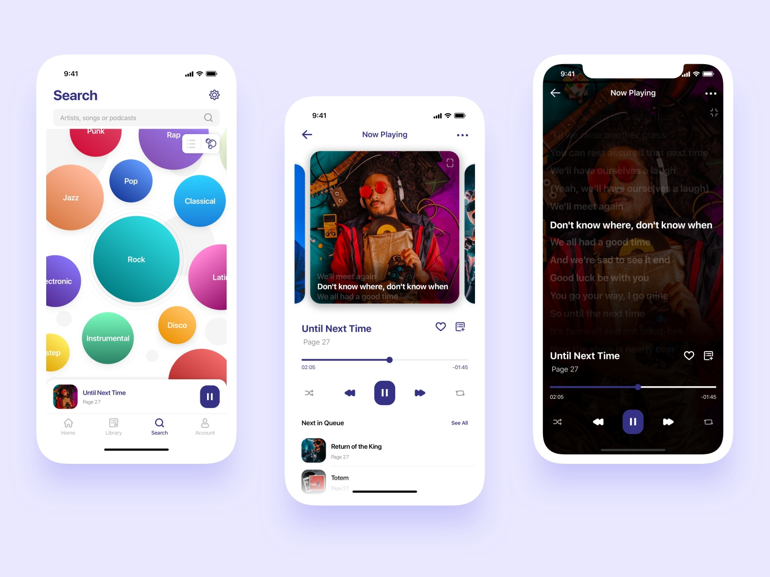 Music Player App iOS by Pranesh Binu on Dribbble