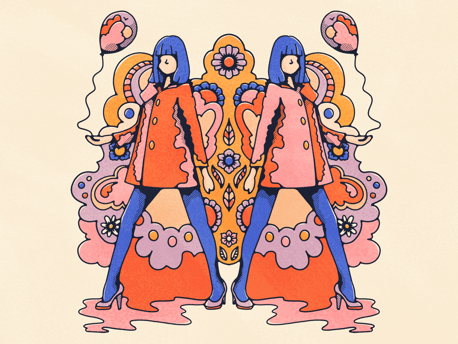 Gogo Girls by Lively Scout on Dribbble