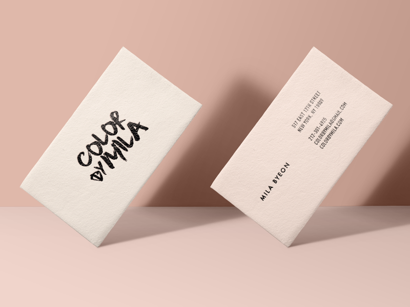 Color By Mila Brand Identiy by Meghan Byrnes-Borderan on Dribbble