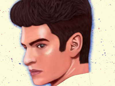 Andrew Garfield Portrait drawing by Oz Galeano by Oz Galeano on Dribbble