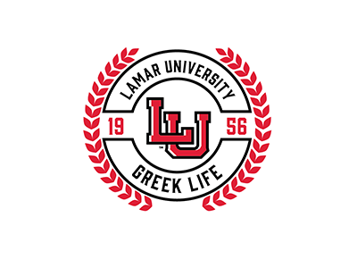 Logo : Greek Life Organization, Lamar University by Orange Creative Co ...
