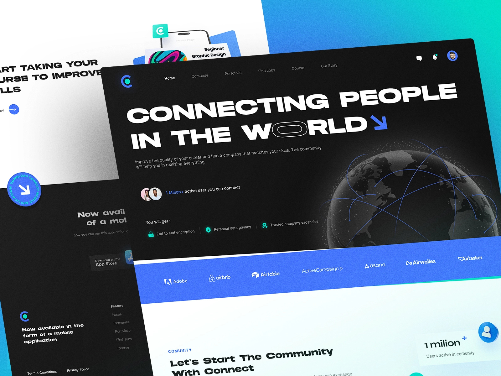 Career Website Design by Nando Dwiki on Dribbble