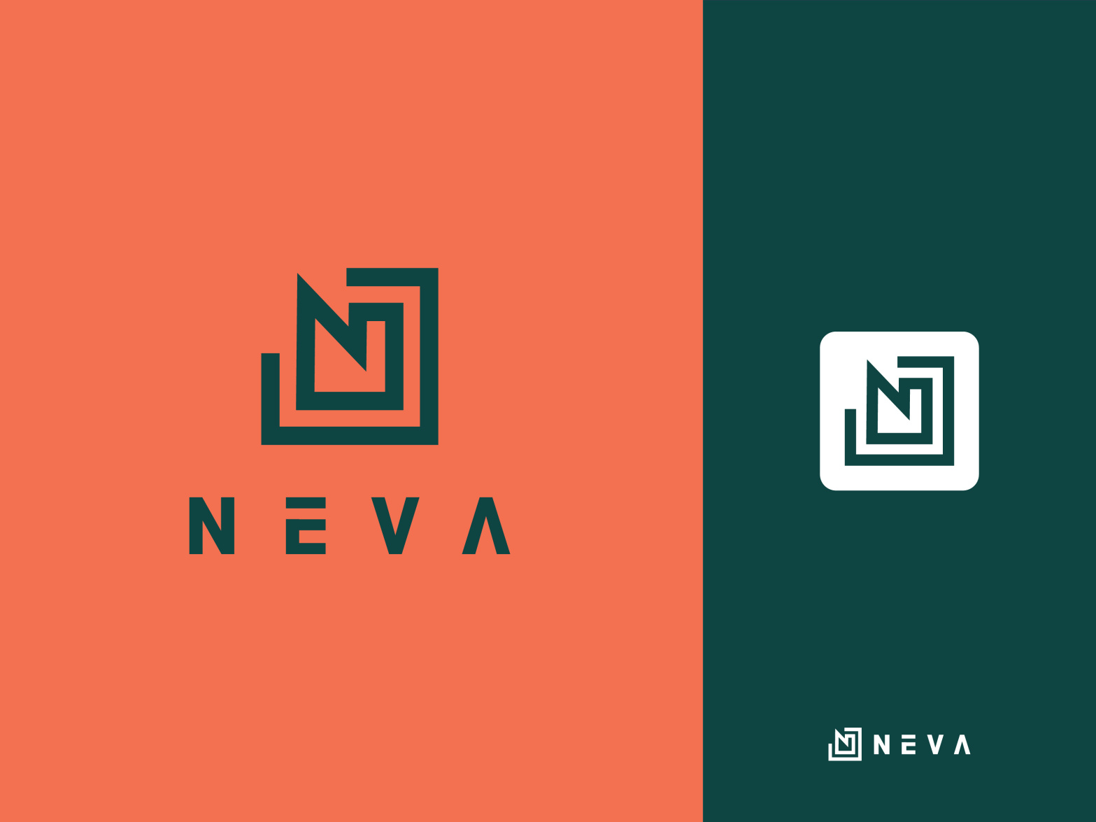 NEVA Logo Design Identity by Orbit Design Bureau on Dribbble