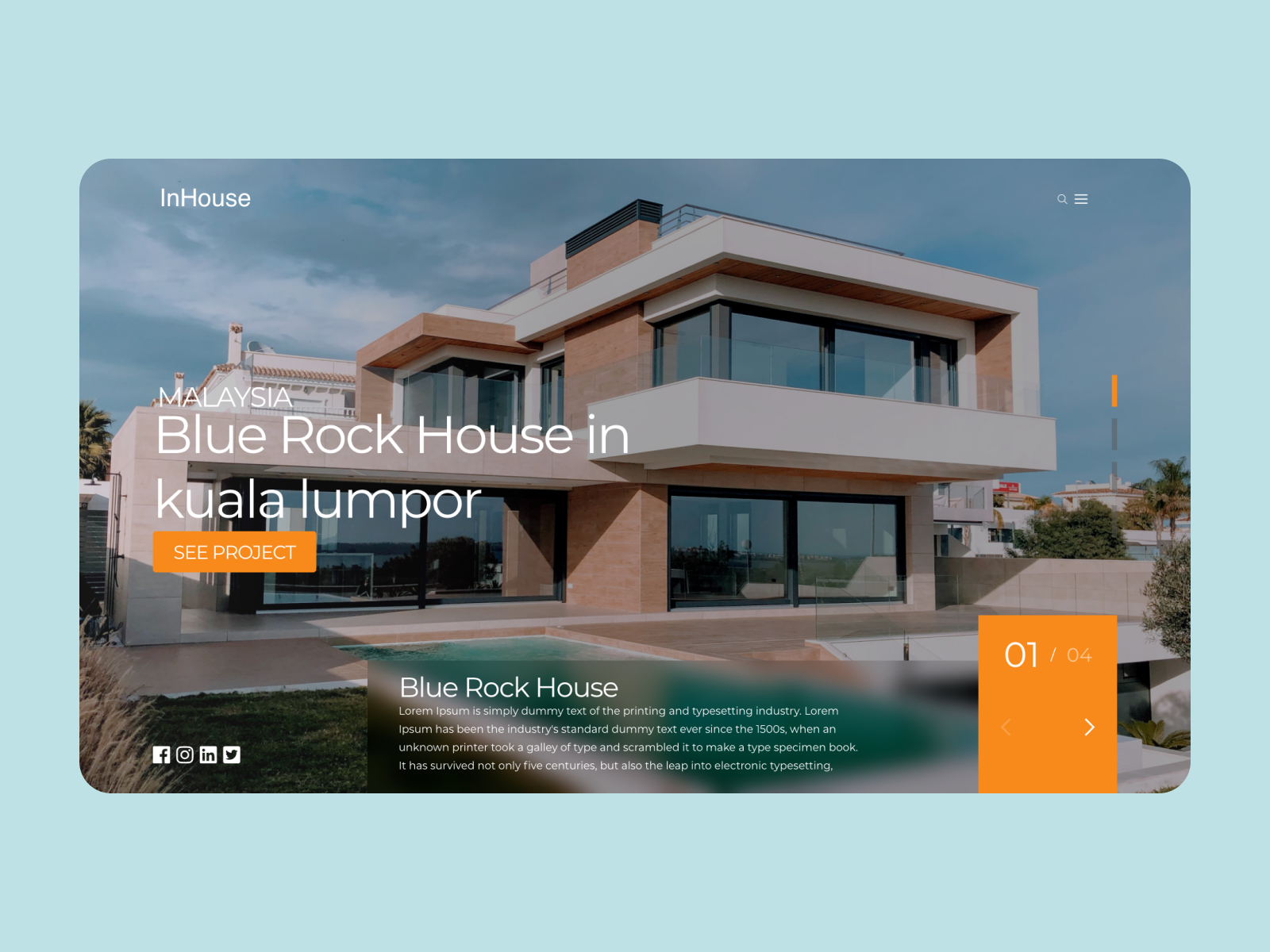 Real estate Company by Amin Khalesian on Dribbble