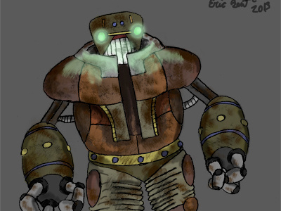 Gobrobot by Eric Bent on Dribbble