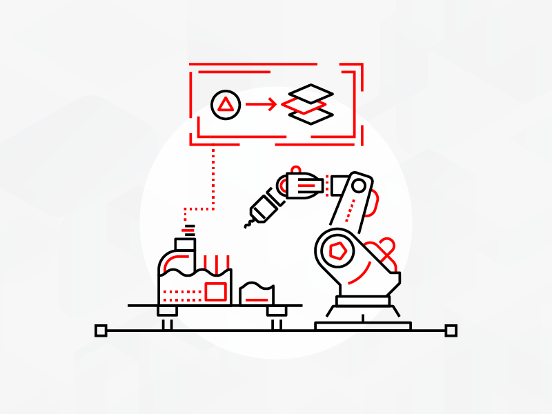Dead Robot by Blake Queue for Killer Visual Strategies on Dribbble