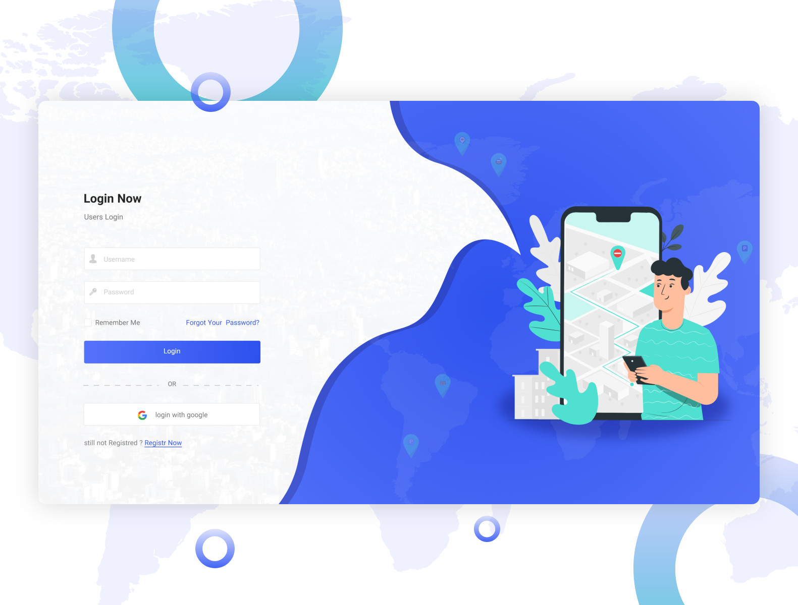 Login page by mansour omidbakhsh on Dribbble