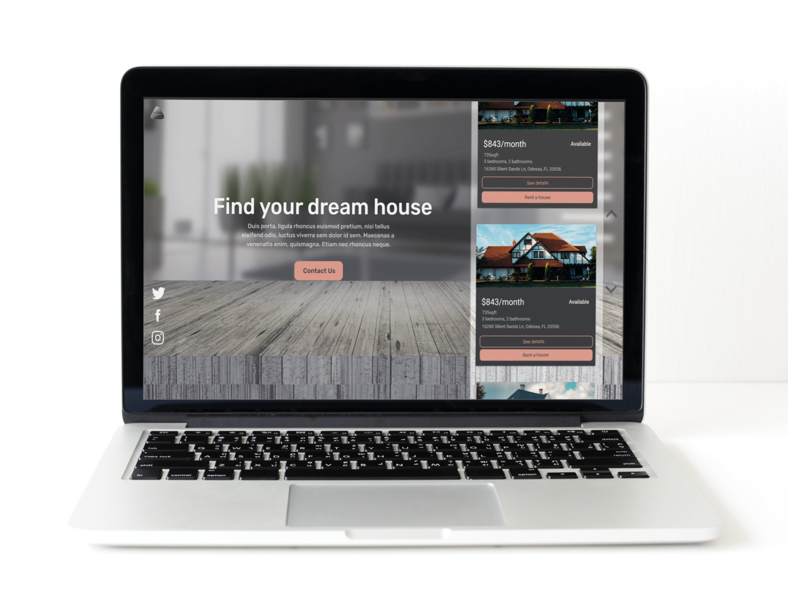 Rent design concept by Biljana Sretenoska on Dribbble