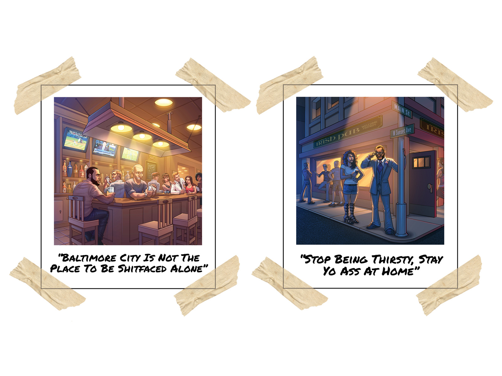 Illustrated Comic-Style Storyboard Cover Art Samples 1 by Kyle Petchock ...