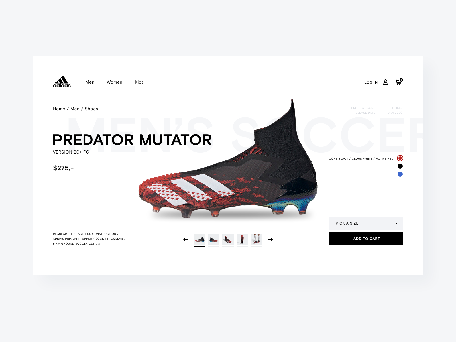 Adidas Predator Product Page Explorations ⚽️ by Fabian Barszcz on Dribbble
