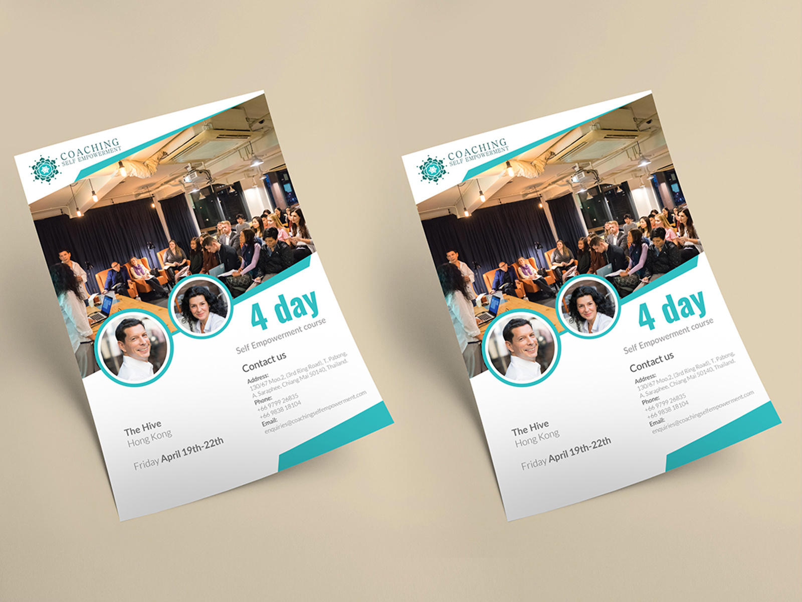 Coaching Self Empowerment Flyer Design by Fab Flyers on Dribbble