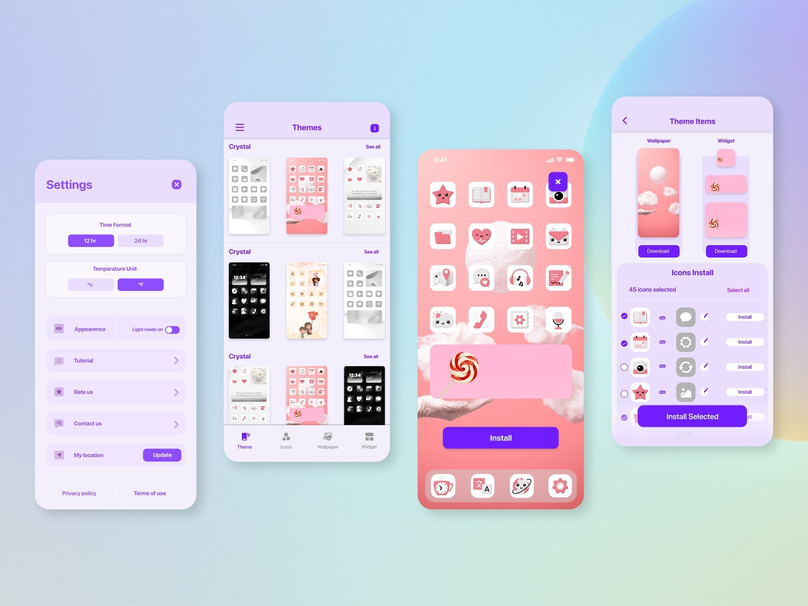 Ui Design - Theme Maker iOS by Shuvro Nadim on Dribbble