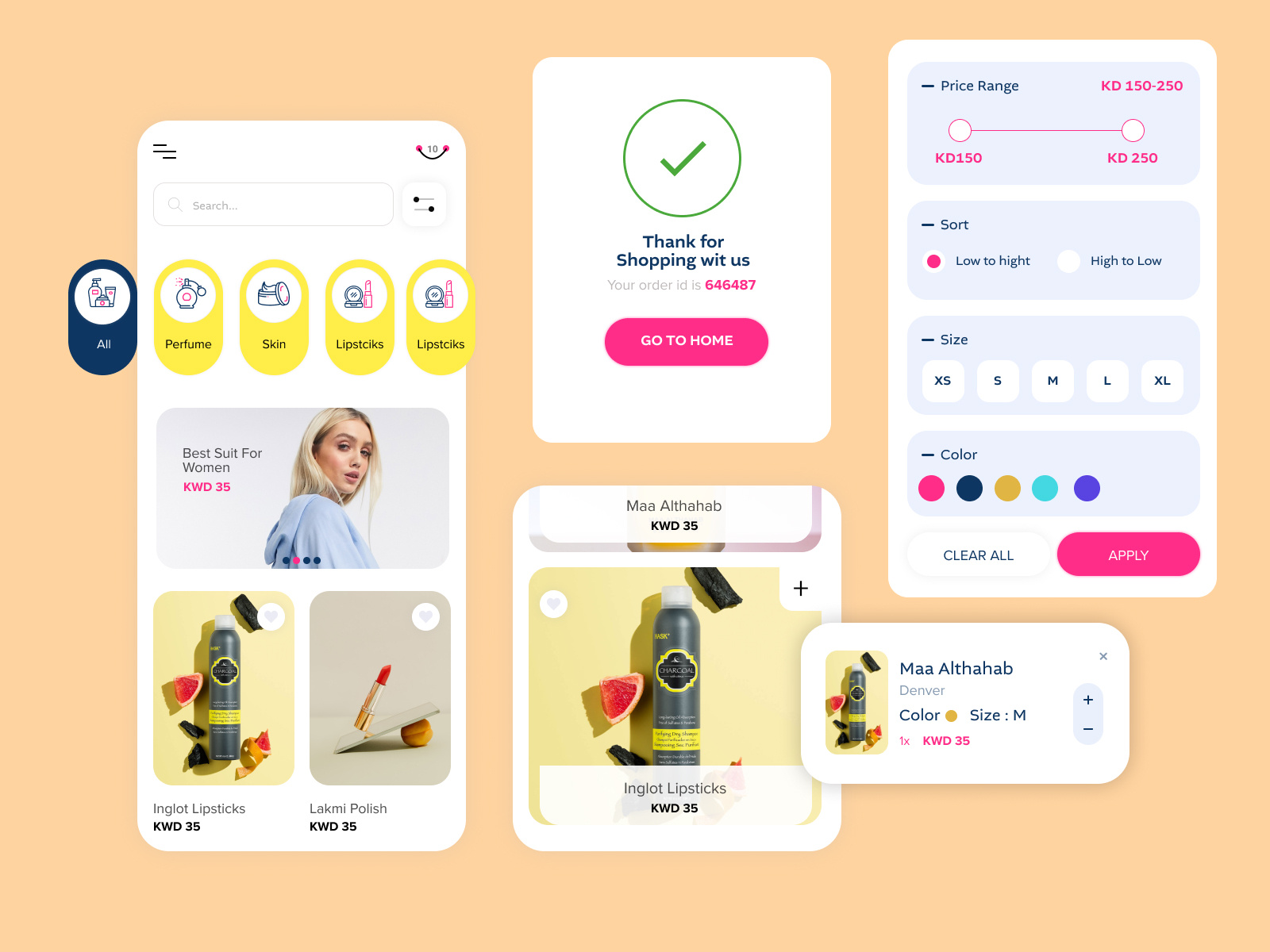 Multi Vendor Shop Ui kit by Chand Khan on Dribbble