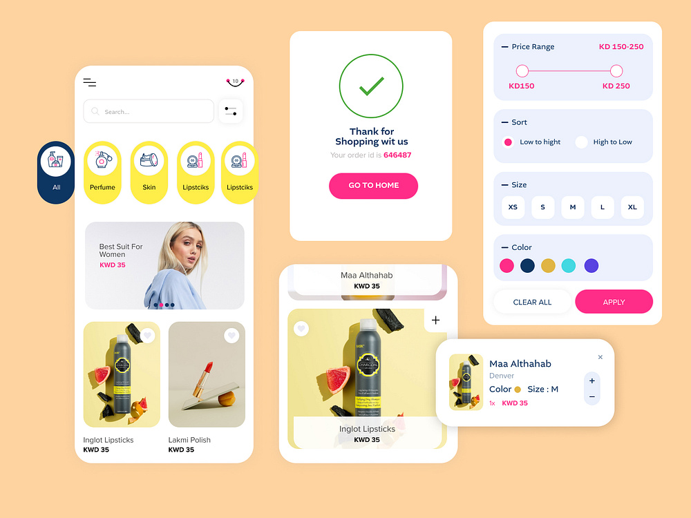 Multi Vendor Shop Ui kit by Chand Khan on Dribbble