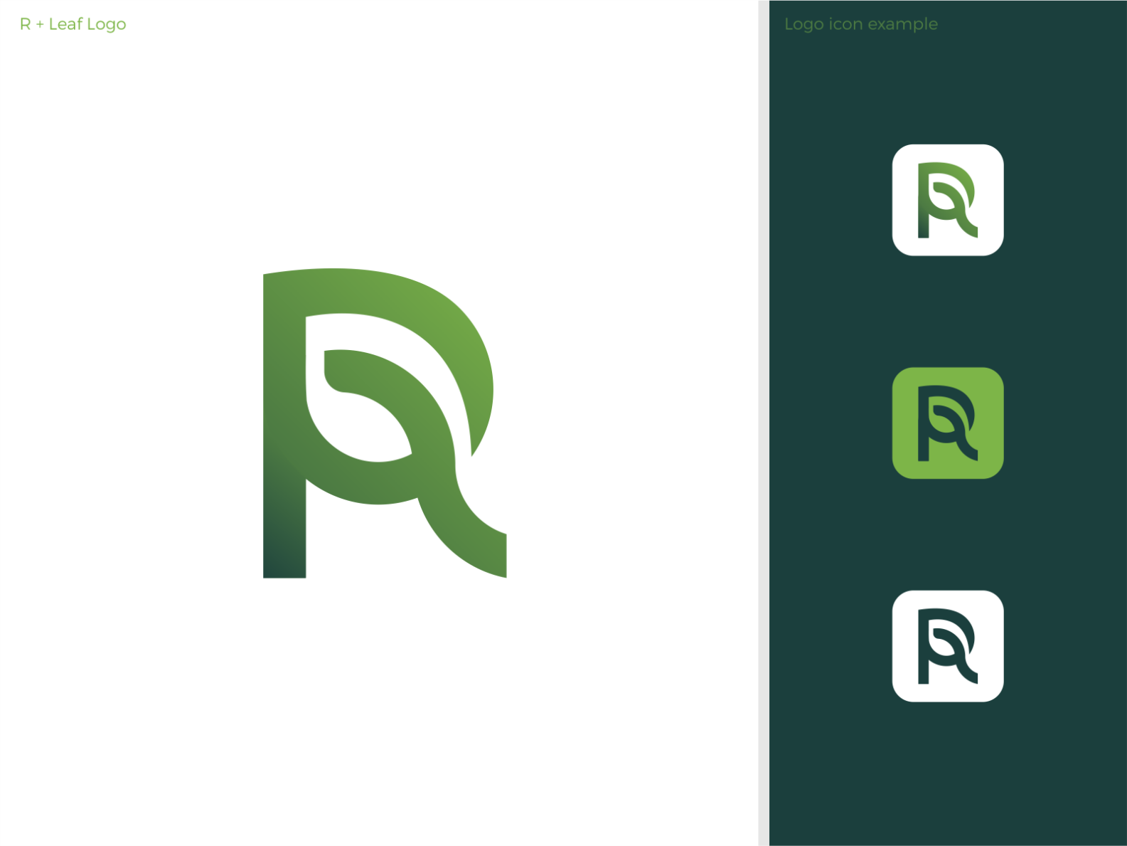 R Leaf by Vck on Dribbble