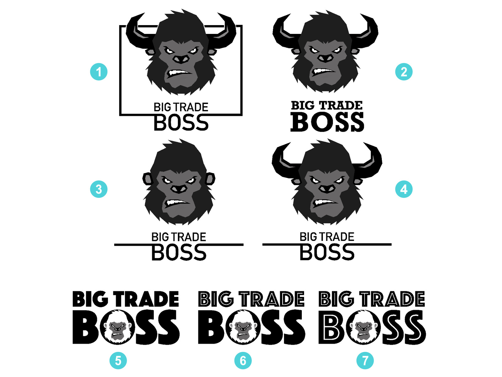 This is my logo work for Big Trade Boss company. by Ivan Friz on Dribbble