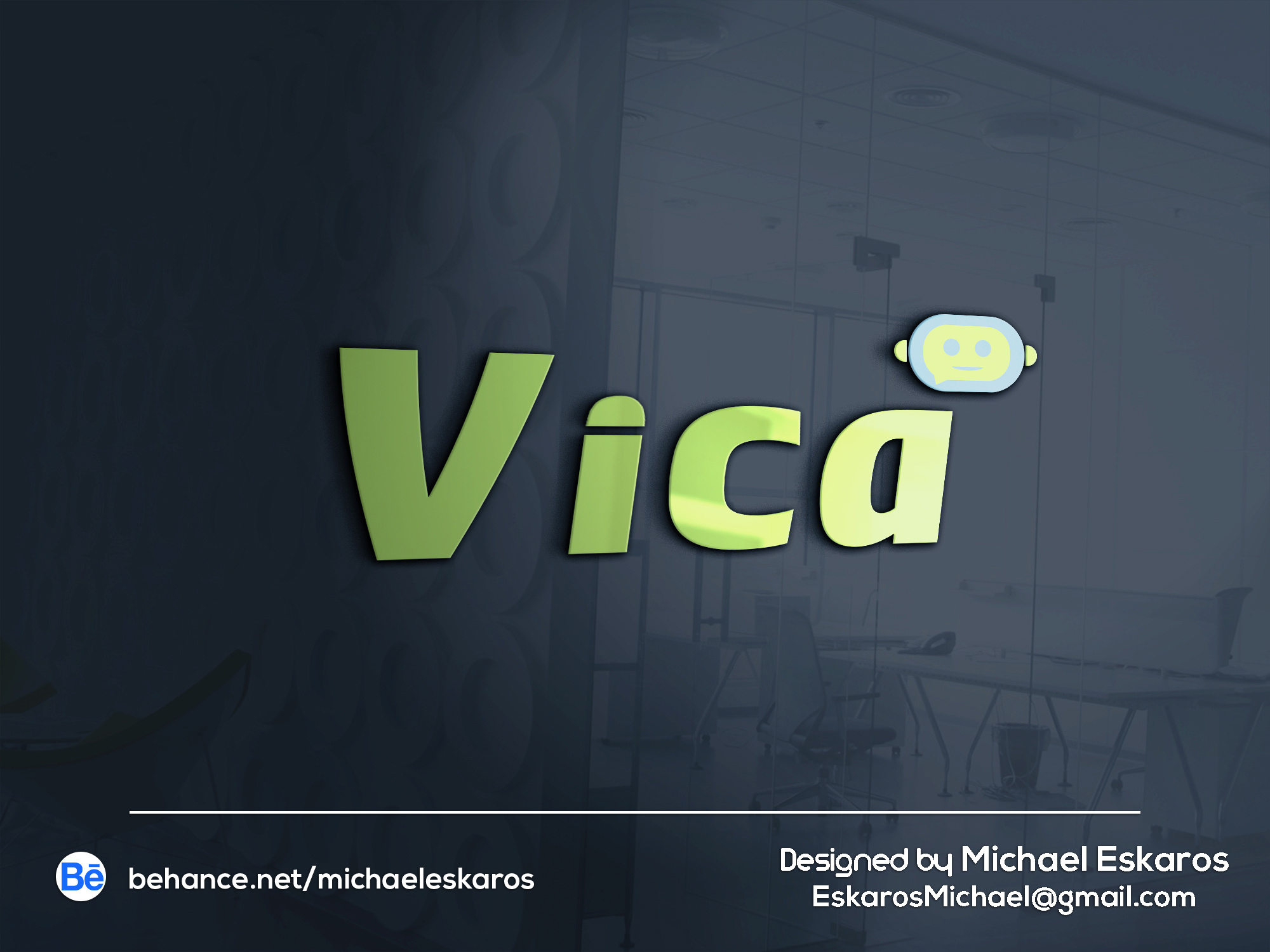 Dribbble - vica_logo_mockup_1.jpg by Michael Eskaros