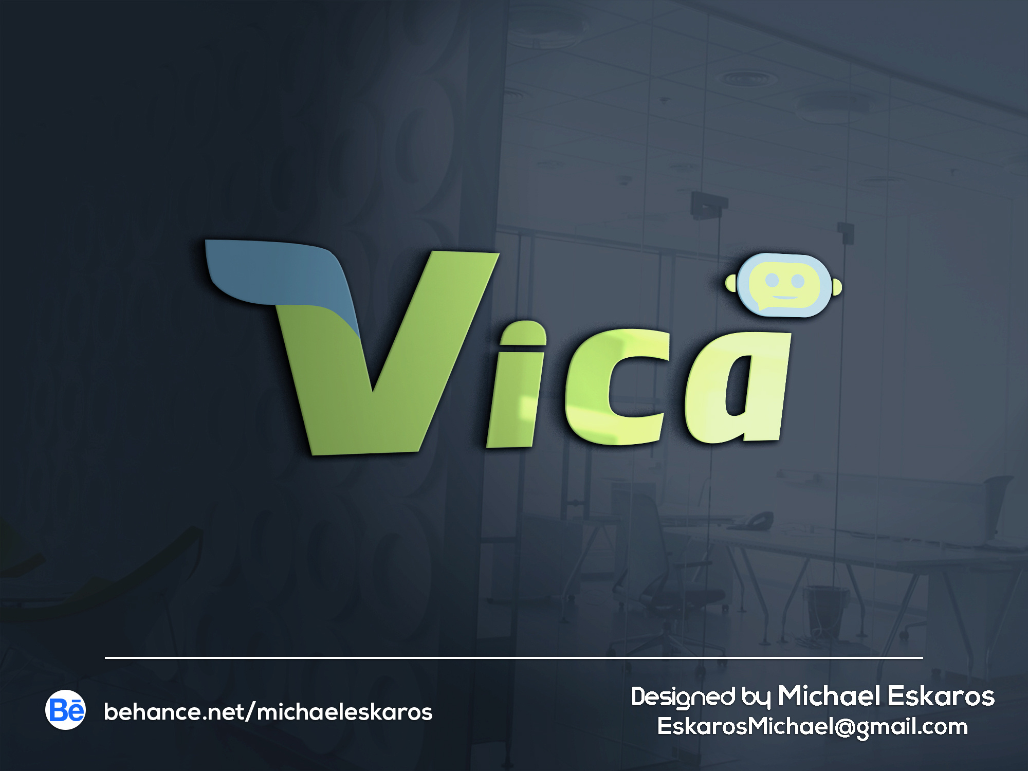 Vica Logo Second Proposal by Michael Eskaros on Dribbble