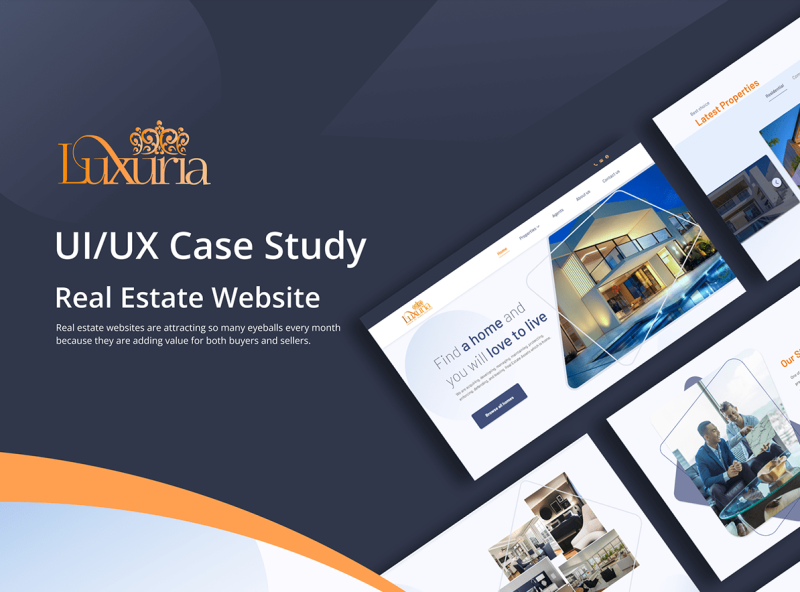 Real Estate Website Case Study (UX) by Tahmid Hasan on Dribbble