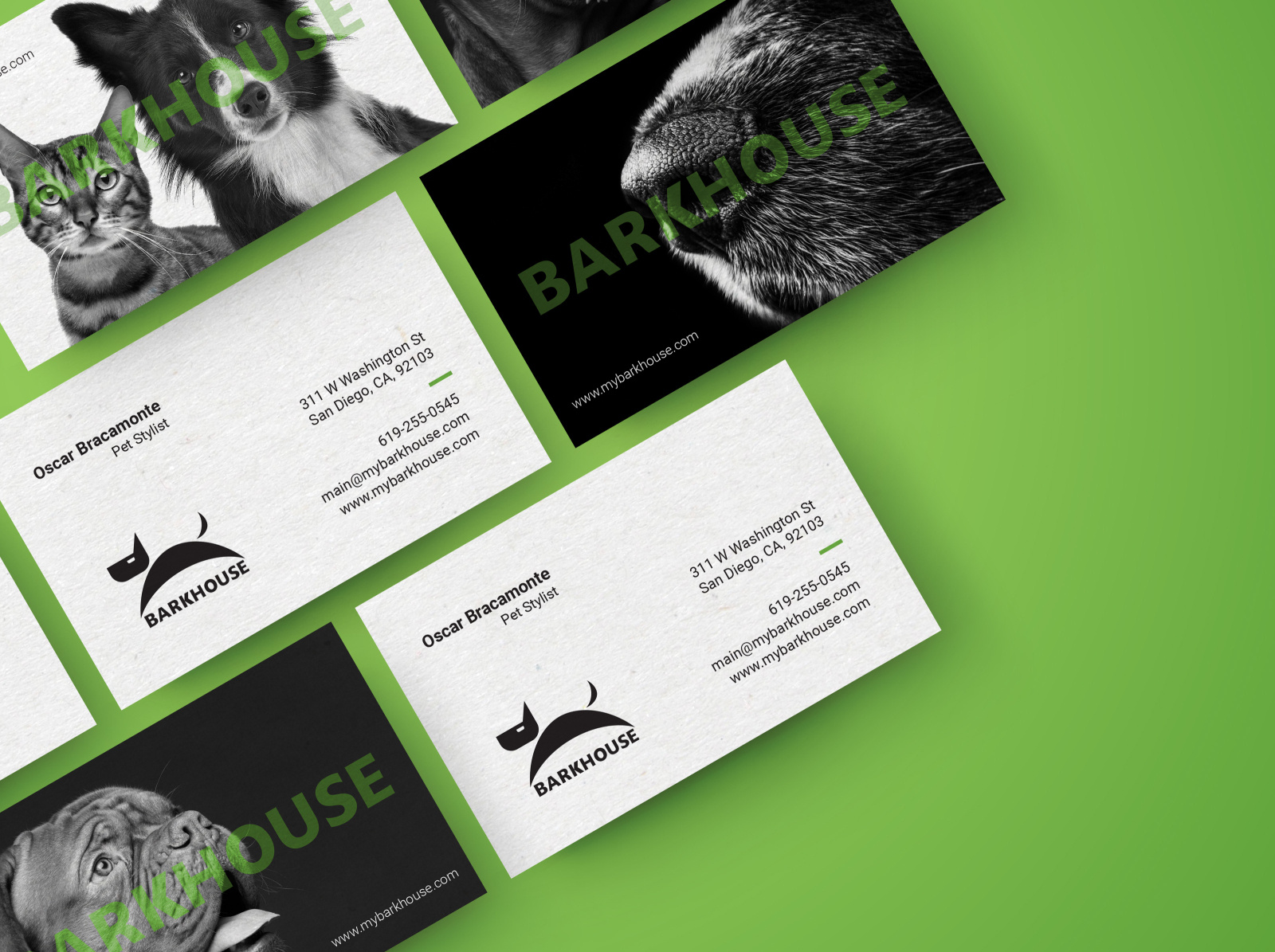 Barkhouse Business Card by Daniel Bracamonte on Dribbble