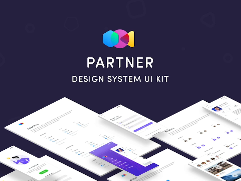 Partner | Design System Ui Kit Sneak Peak by Mat Przegietka on Dribbble