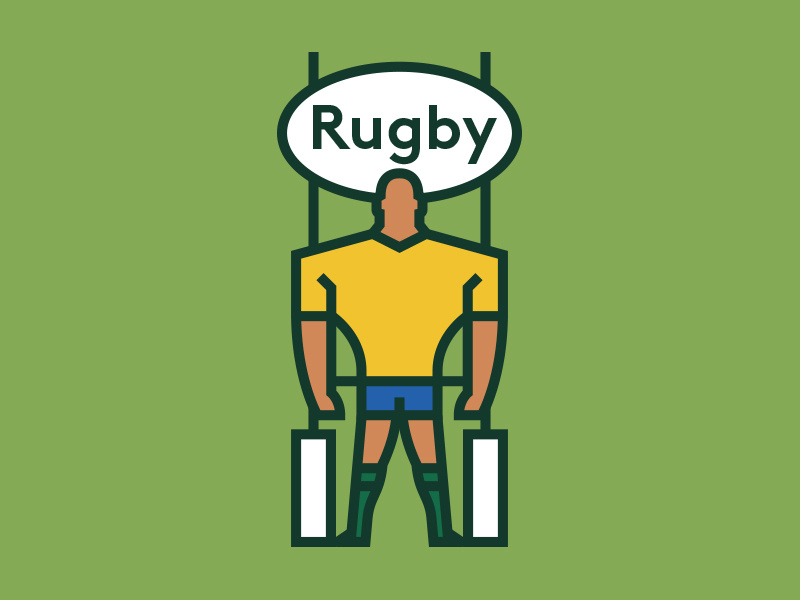 Funny Rugby Logo