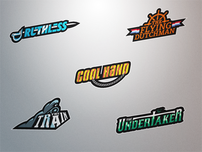 Darts Player Logos: Set 9 by Fraser Davidson on Dribbble