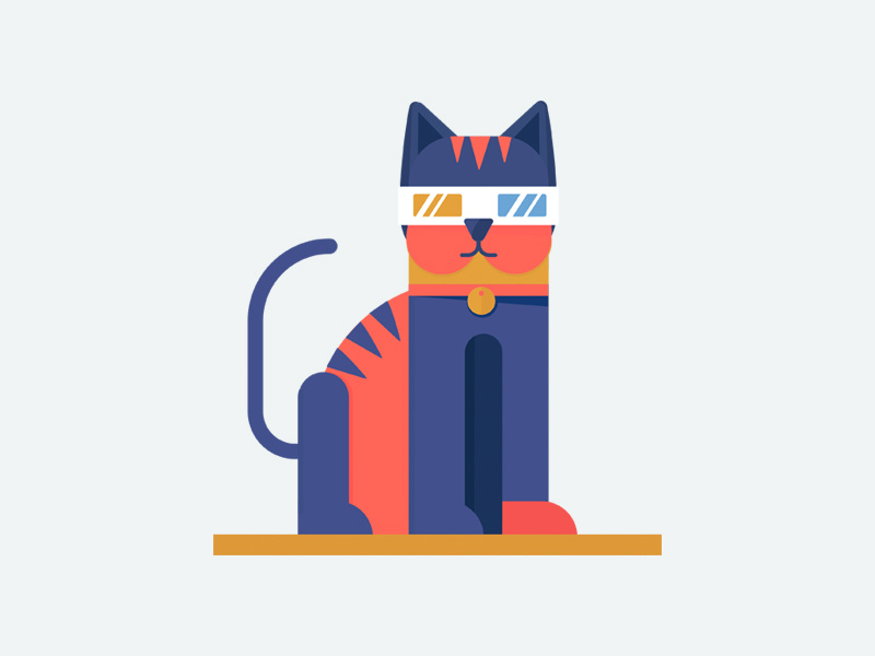 Retrocat by KITXUNE on Dribbble