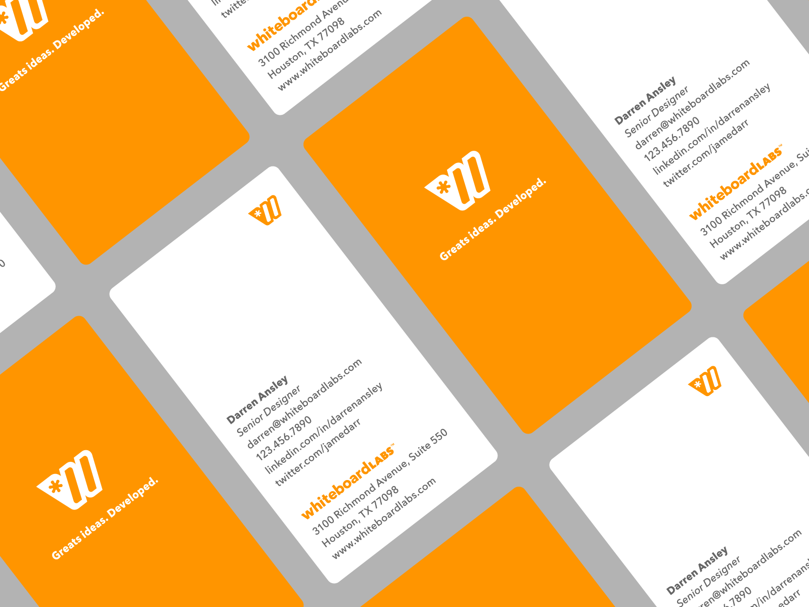Whiteboard Labs - Cards by Darren Ansley on Dribbble