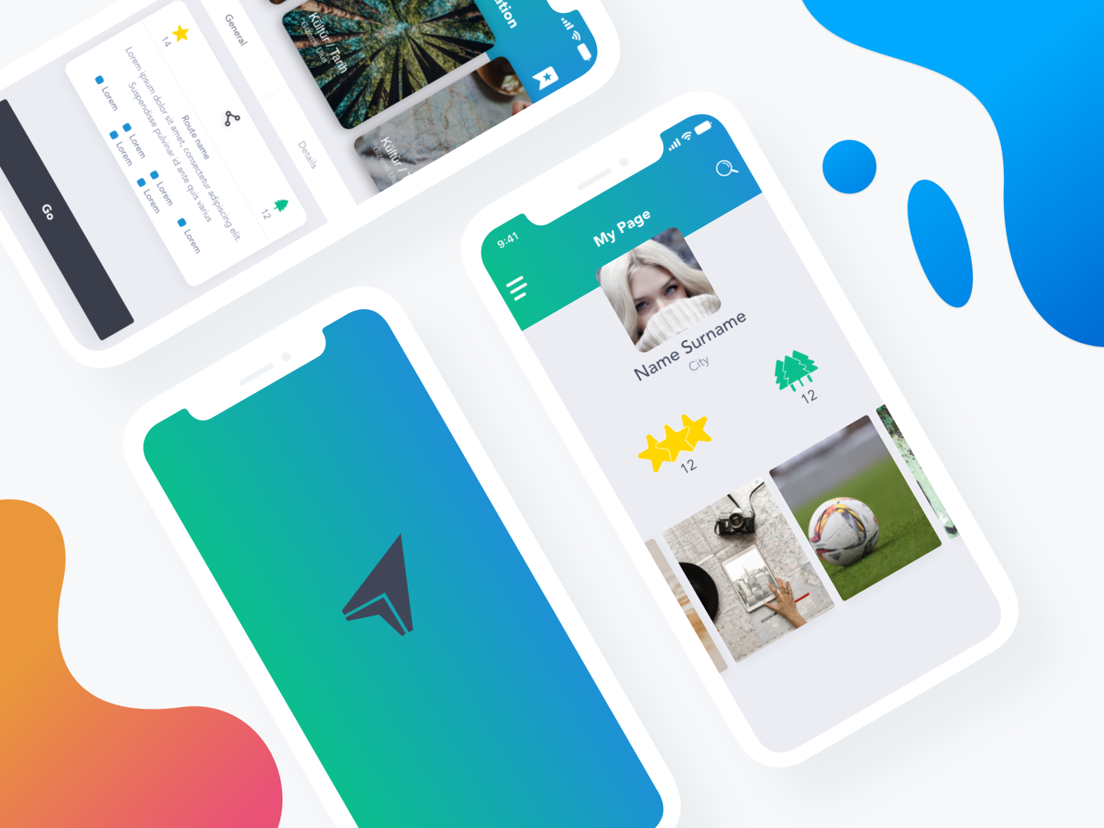 Mobile App Design by Mesut Bostan on Dribbble