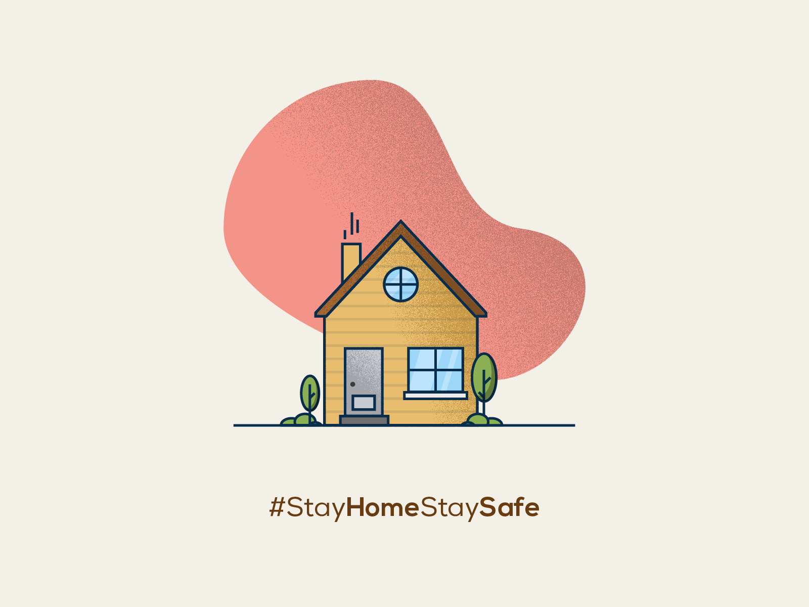 Stay Home Stay Safe by Stefan Devai on Dribbble