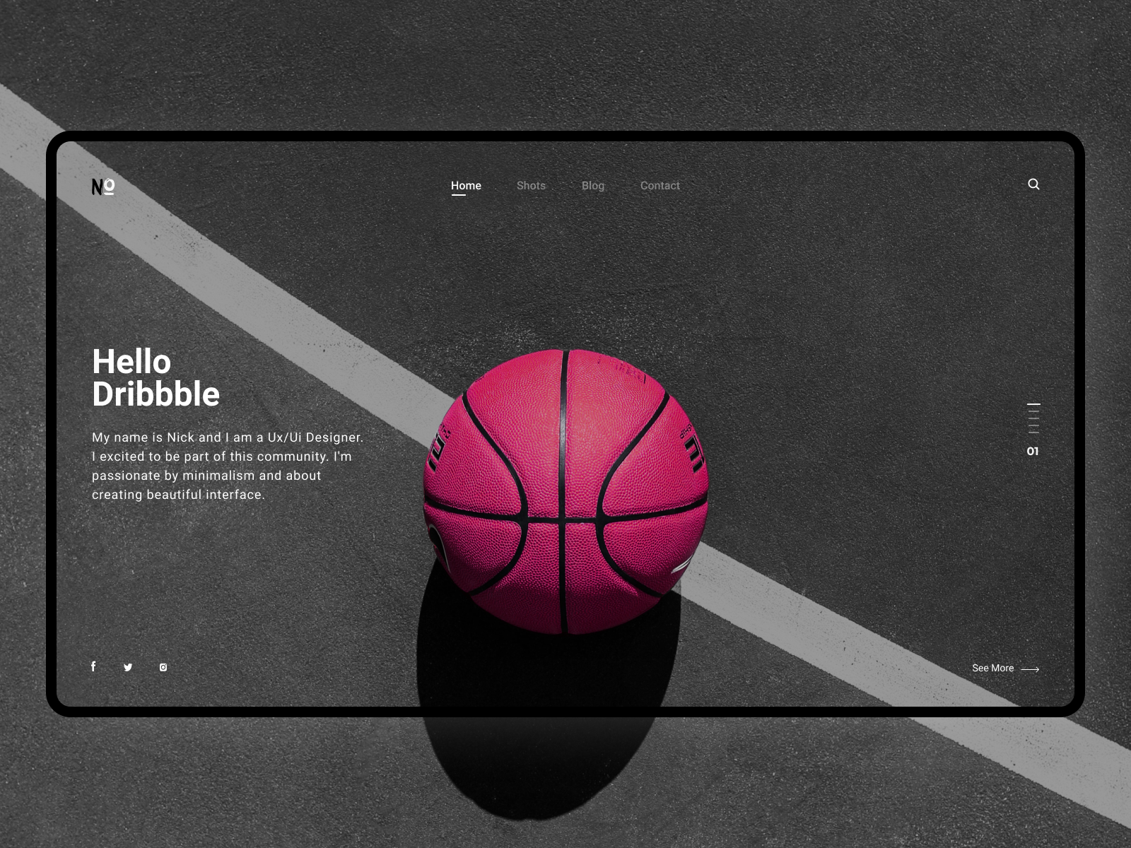 Hello, Dribbble! 1 Invite! by Nick Ol on Dribbble