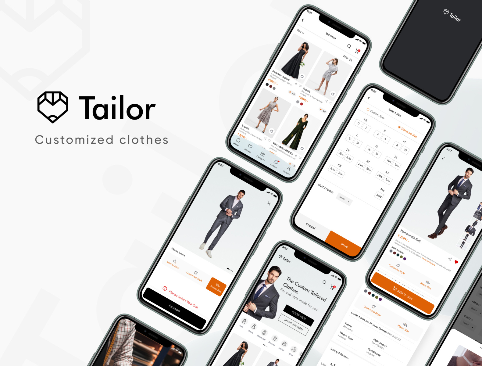 Tailor Customized Clothes by Ritesh on Dribbble