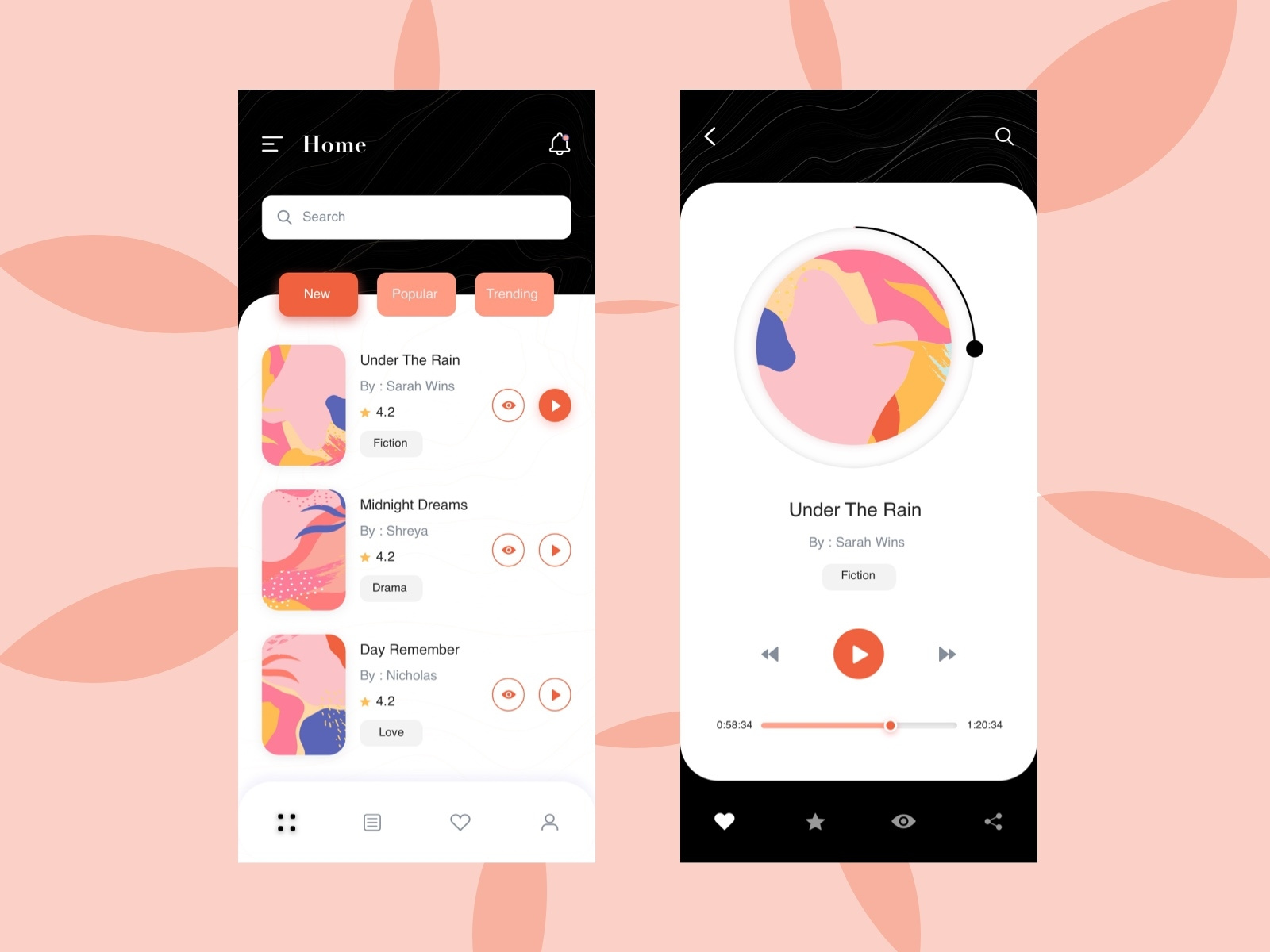 Book App by muhal24 on Dribbble