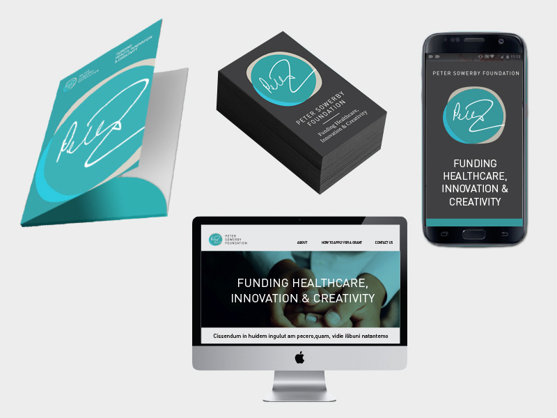 Peter Sowerby logo and brand by Becky Sheppard on Dribbble