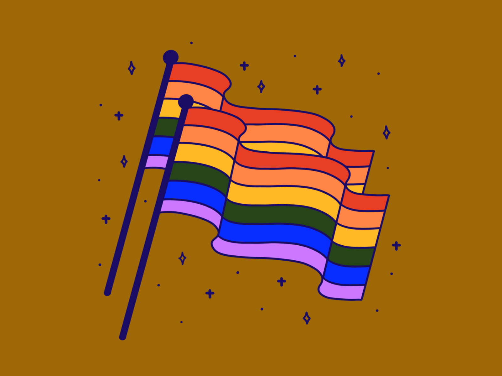 Happy Pride Month by Chelsea Bretal on Dribbble