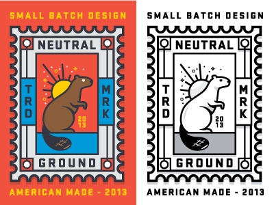 Neutral Ground Stamp by Nick Slater on Dribbble