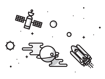 Space... the final frontier by Nick Slater on Dribbble