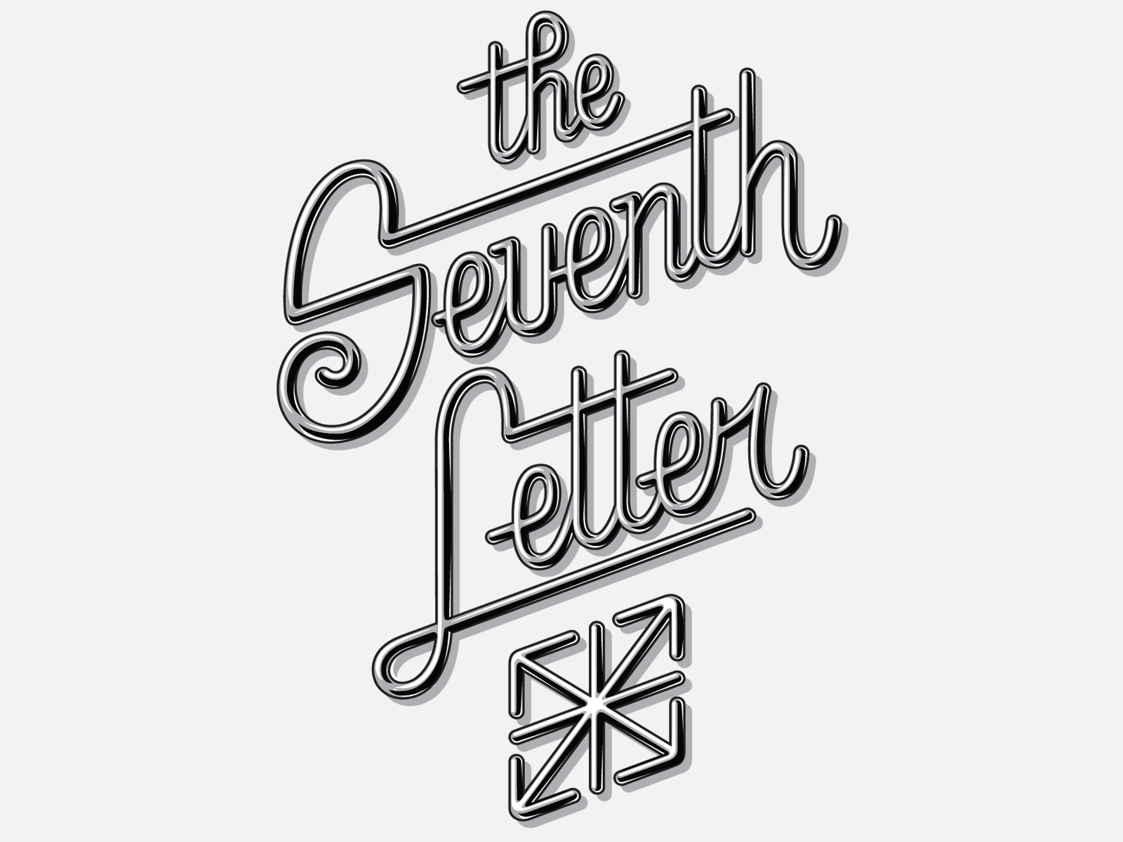 The Seventh Letter t-shirt by Chandra Larsson on Dribbble