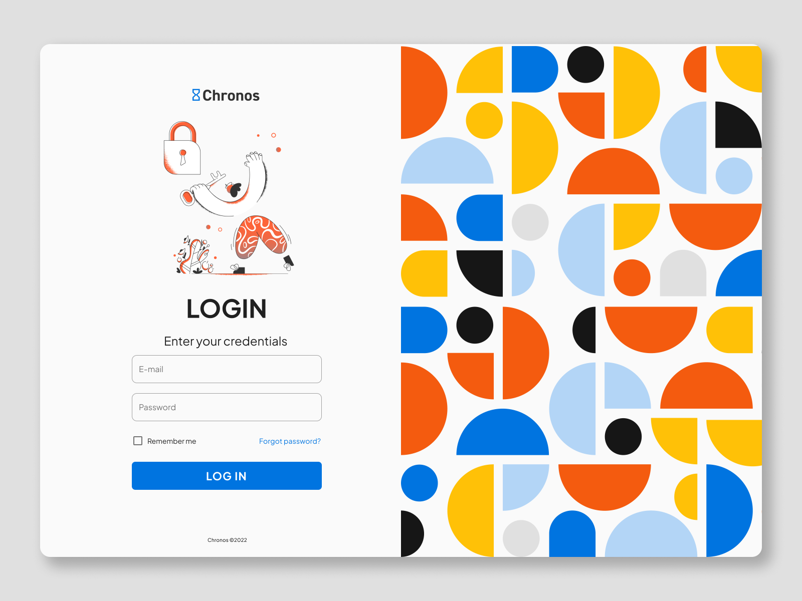Abstract pattern - login page by Paweł Krystkiewicz on Dribbble