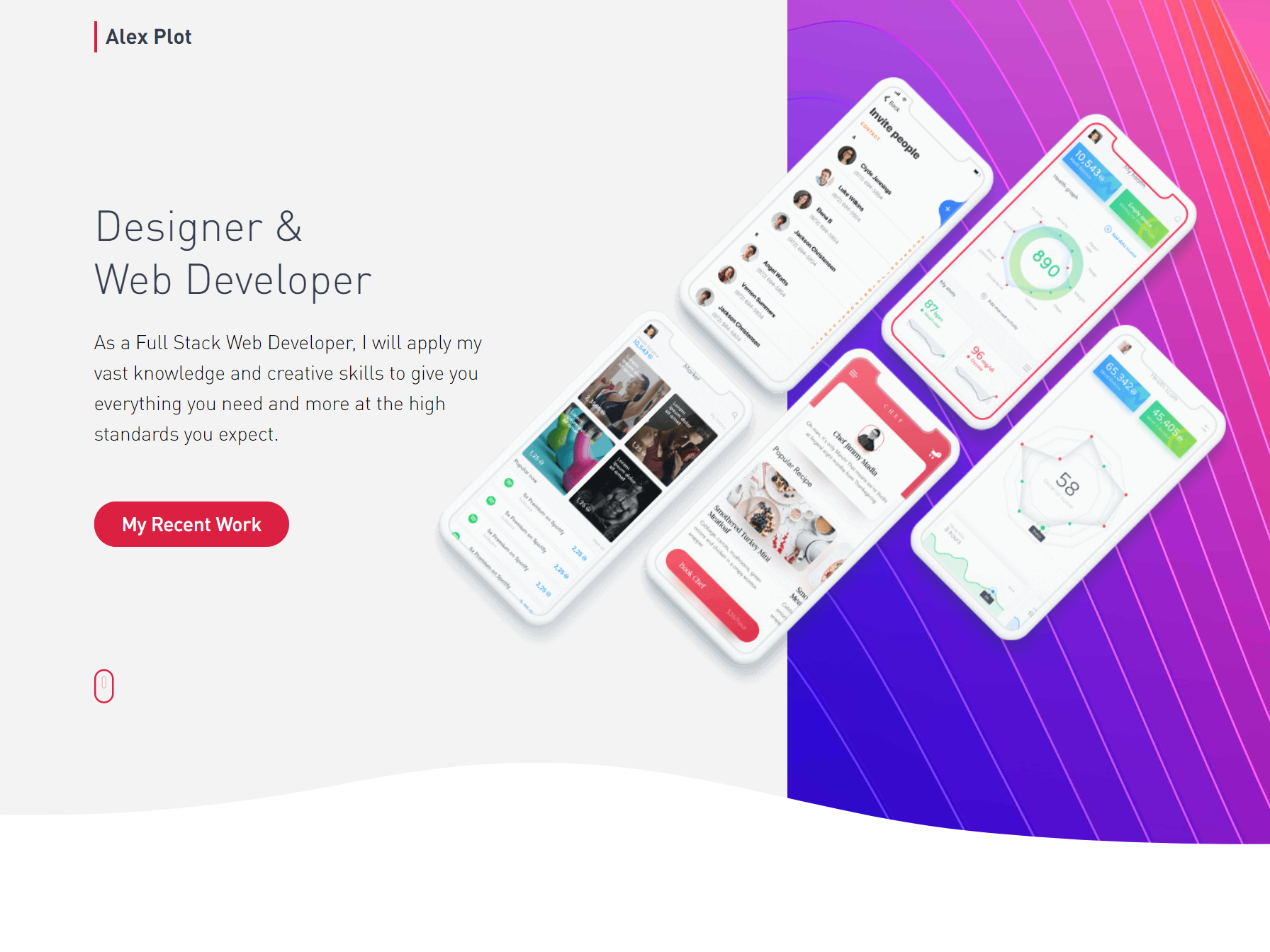 Portfolio by Alex on Dribbble