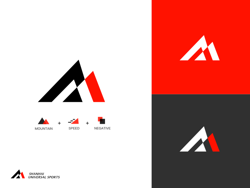 mountain+trail run / logo by Magic Chen on Dribbble